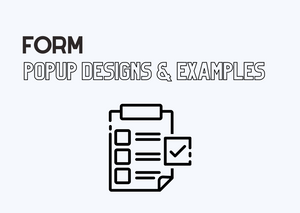 Form Popup Designs & Examples